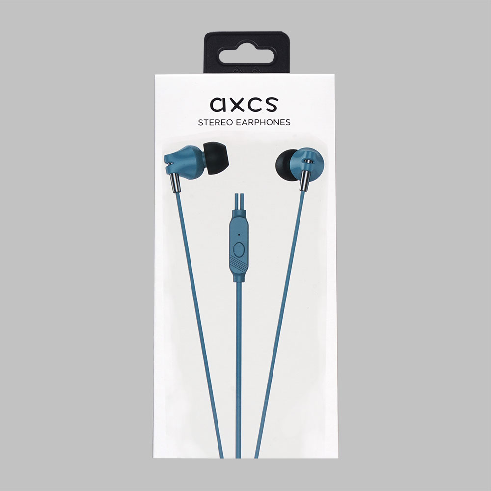 SM Accessories AXCS Wired In- Ear Earphones - Teal | Lazada PH