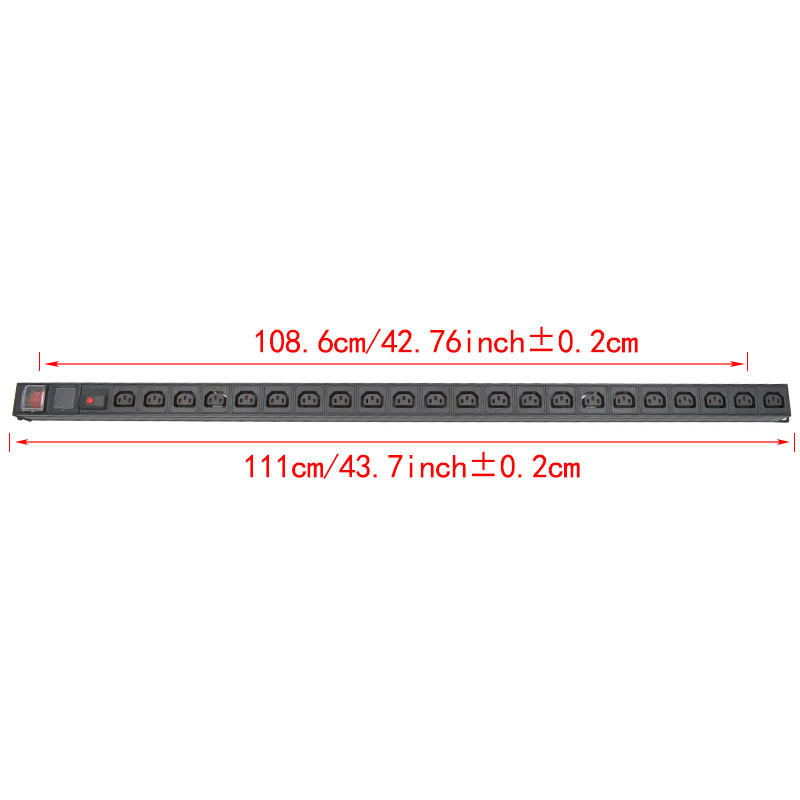 C14 port PDU Power Distribution Unit 2-23 AC C13 powercon inlet and ...