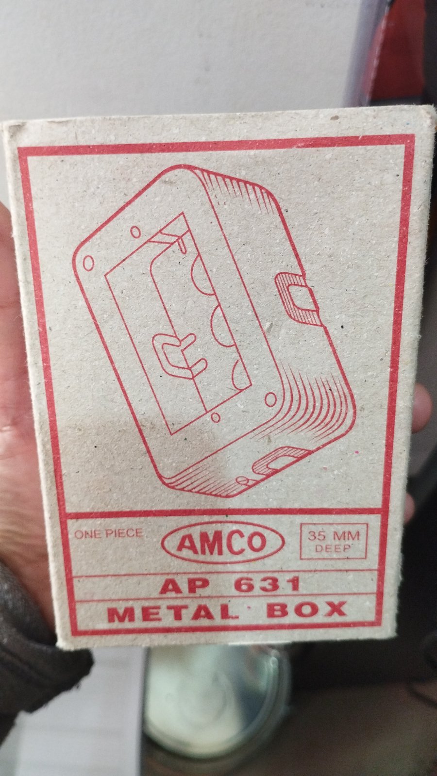 Amco Metal Box Switch Box Surface Type Box Utility | Lazada PH