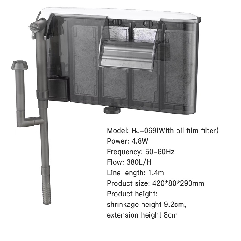 3 in 1 Aquarium Filter Fish Tank Hanging Filter For Aquarium Water ...