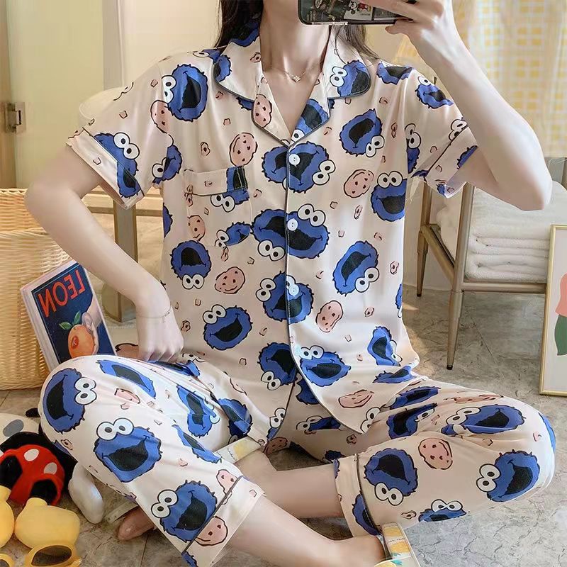 New Cotton Shortsleeve Terno pajama set for women/ Classy sleepwear ...