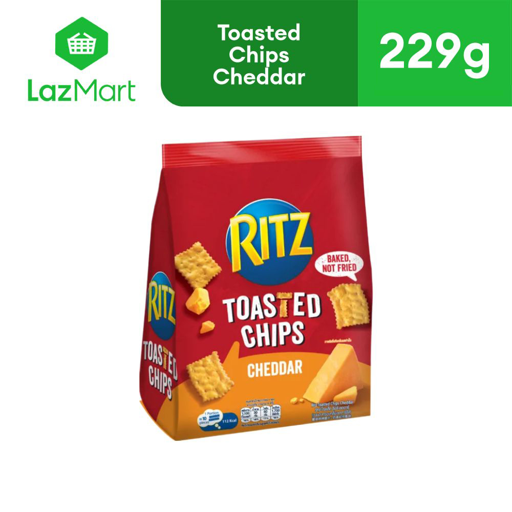 Ritz Toasted Chips Cheddar 229g | Lazada PH