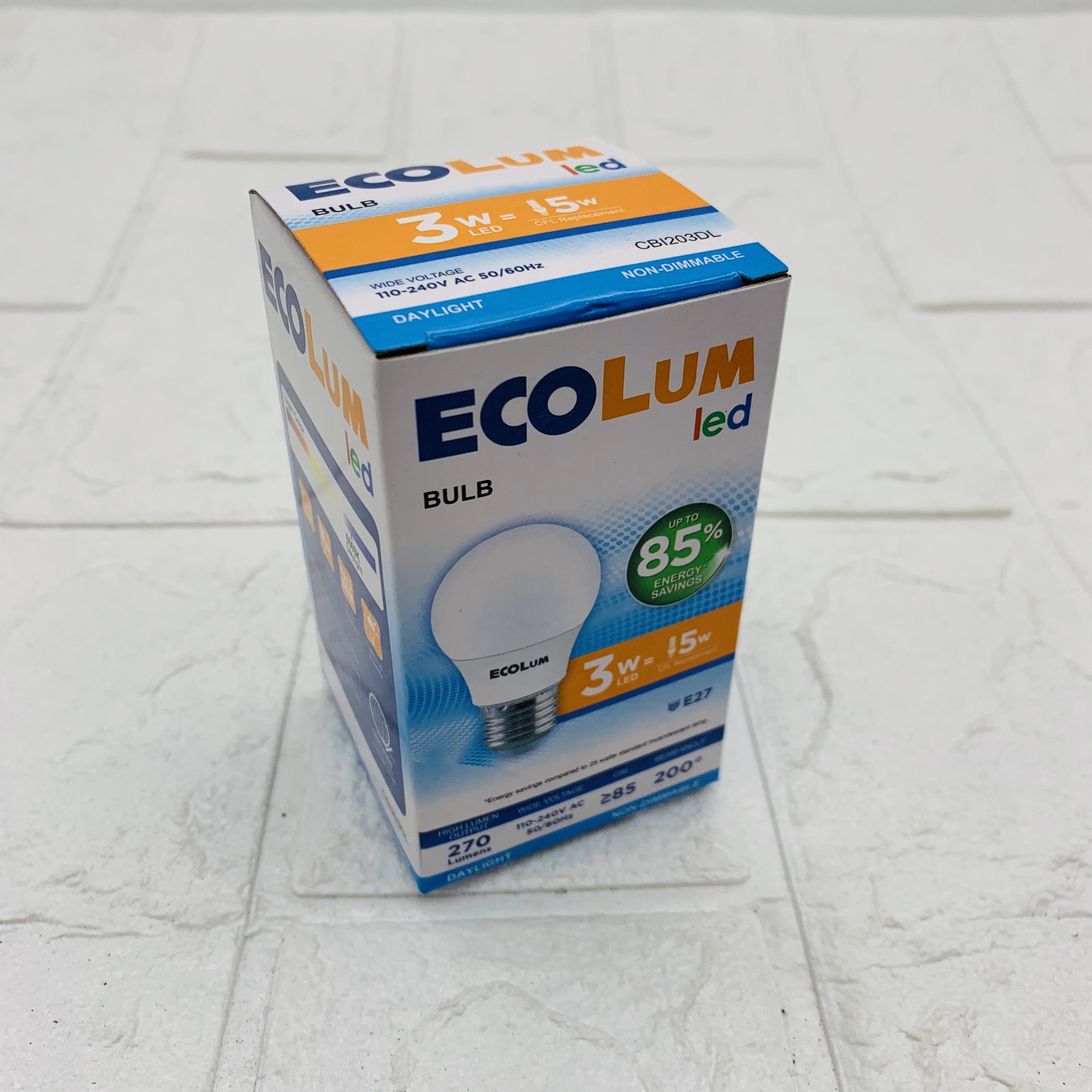 Ecolum LED Bulb 3w, 5w, 7w, 9w, 11w, 13w, 15w (Daylight) | Lazada PH