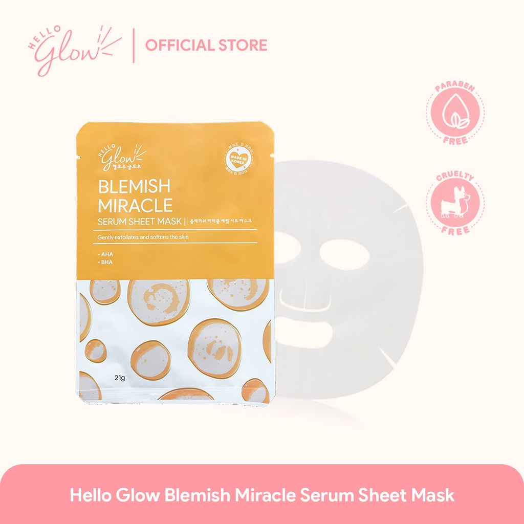 Hello Glow Serum Sheet Mask - Blemish Miracle | Lazada PH