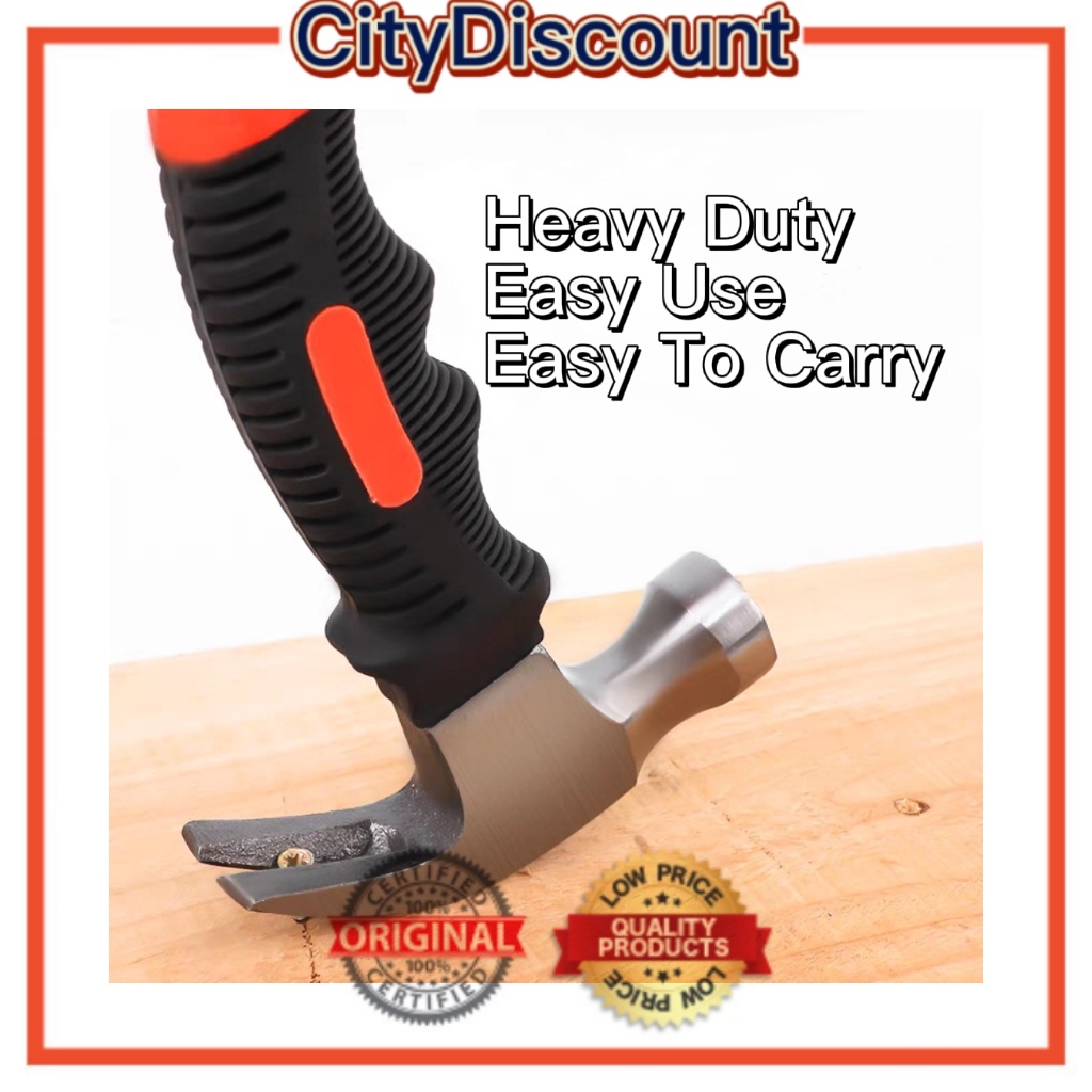 COD Mini Claw Hammer 8oz with Rubber Grip Heavy Duty | Lazada PH