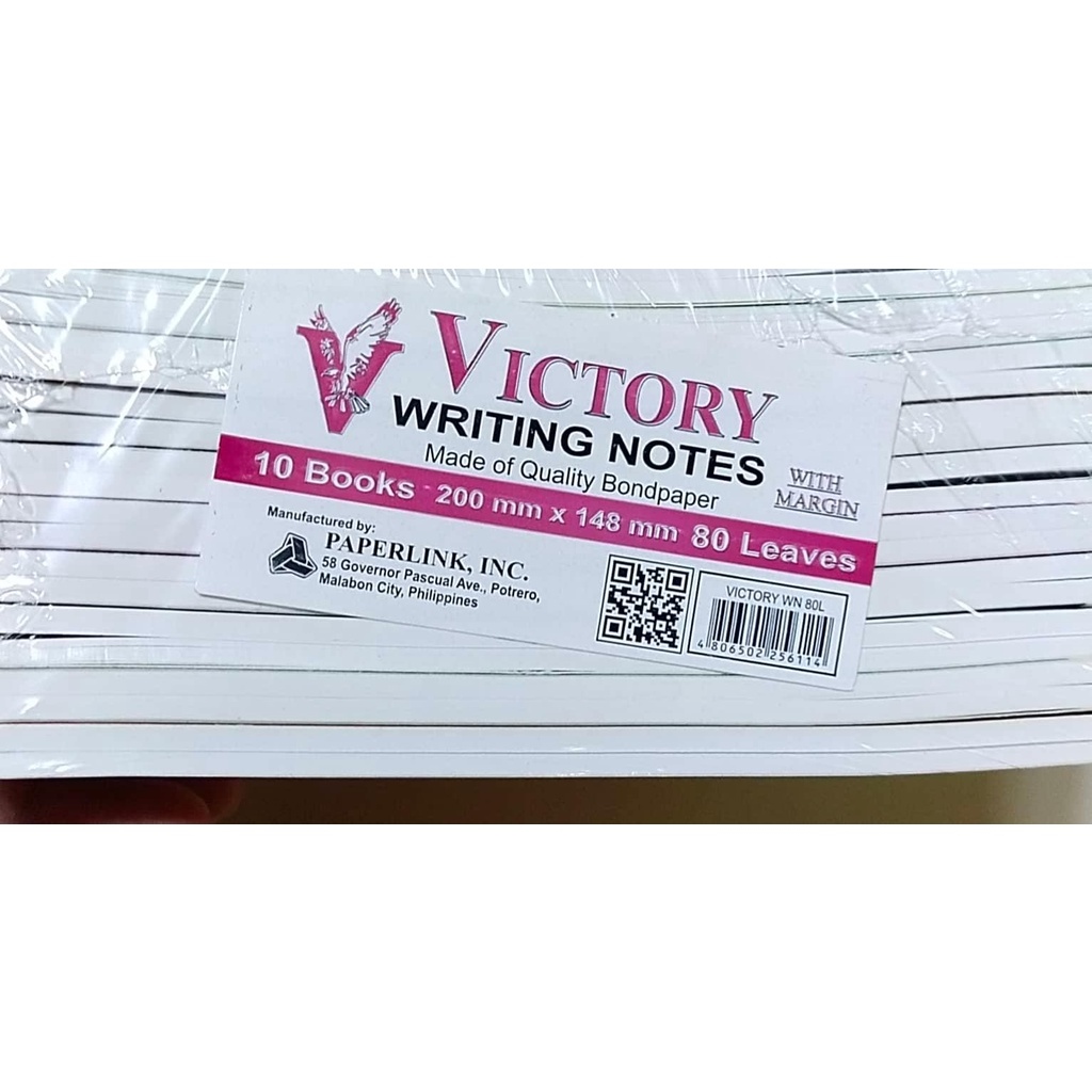 VICTORY writing notebook 10 pieces per ream standard size assorted ...