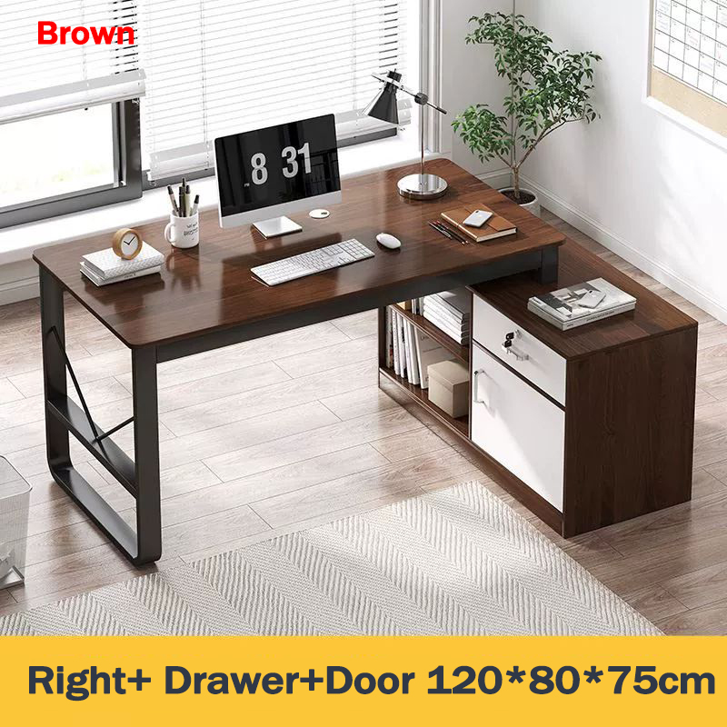 Office Desk Desk with Drawers Computer Desk Simple Modern Bedroom Desk ...