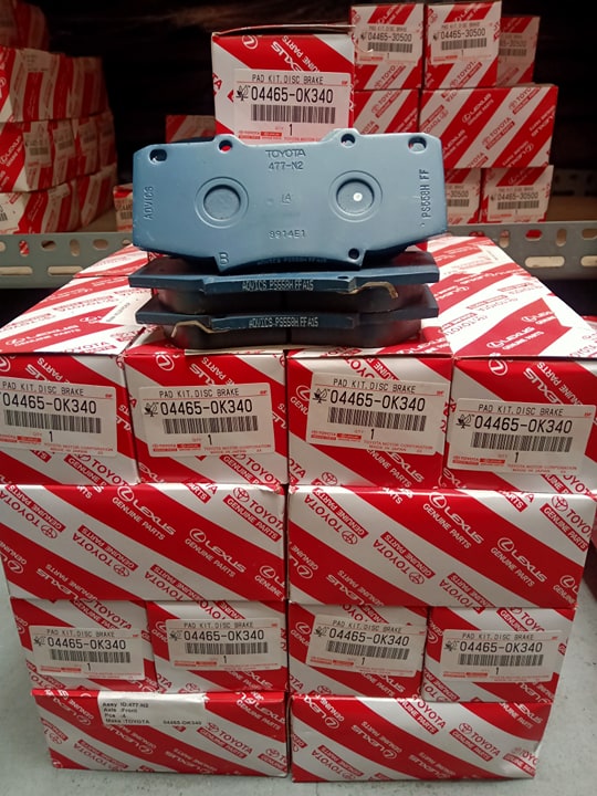 BRAKE PAD FA TOYOTA FORTUNER 2012-2015 04465-0K340 | Lazada PH