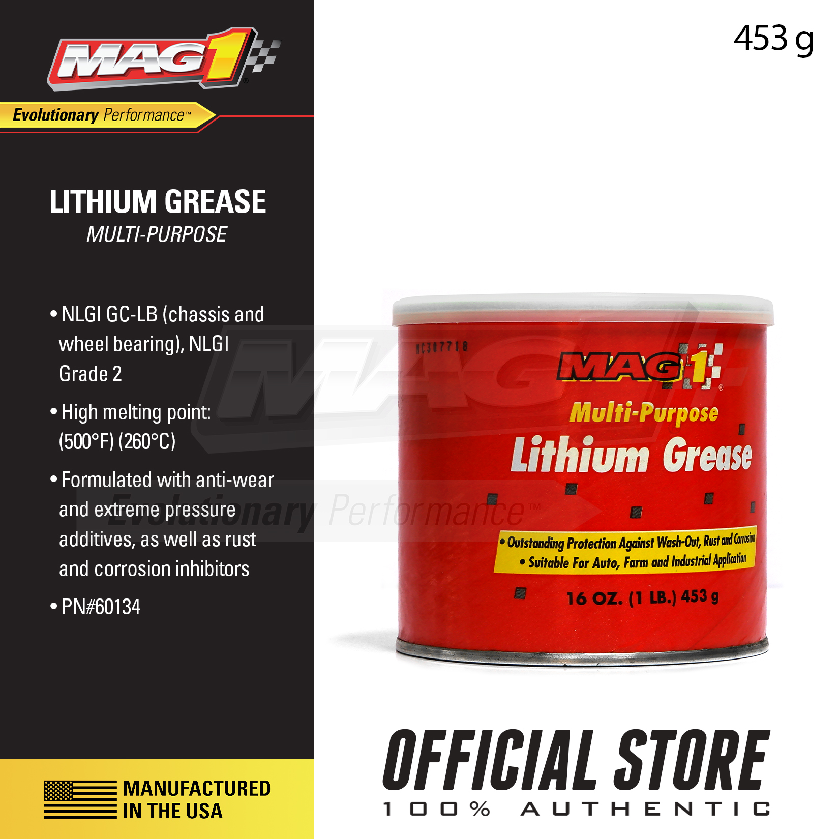 MAG 1 Multi-Purpose Lithium Grease 1lb (453g) MAG1 60134 (Clearance ...