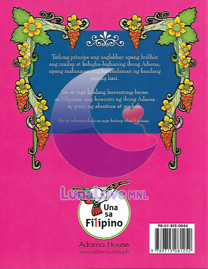Ibong Adarna A Filipino Book For Kids Adarna House Ako Si Kaliwa, Ako