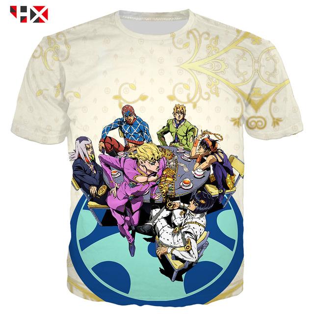 New 3D Print Anime JoJo Bizarre Adventure Men T Shirt Men/Women ...