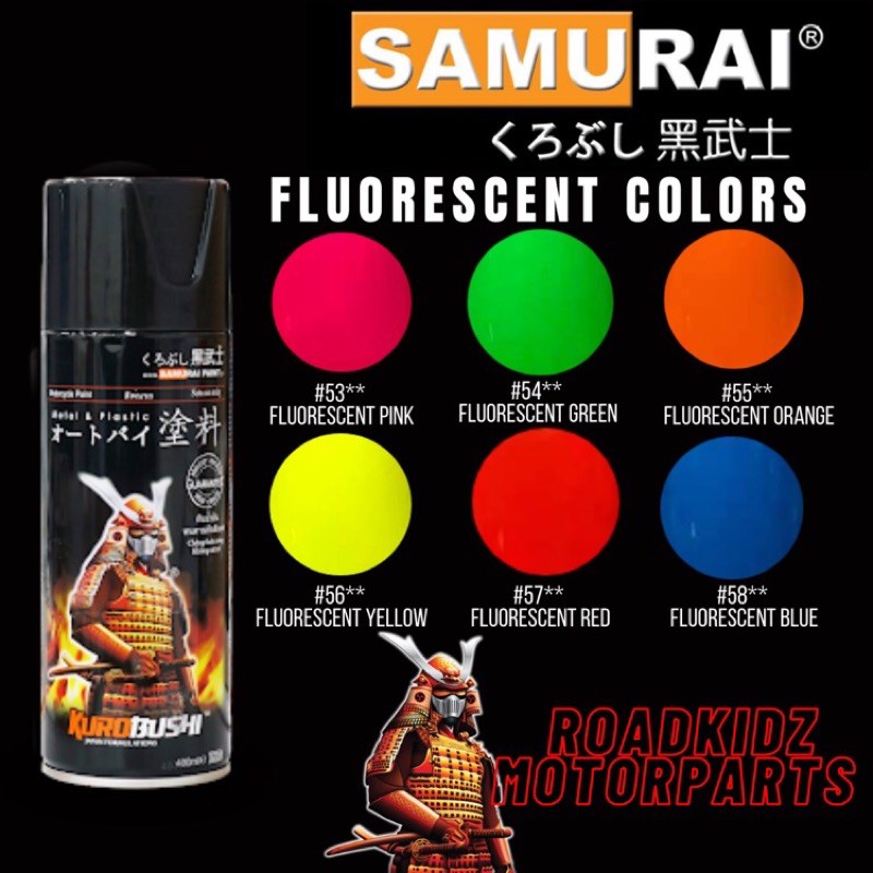 SAMURAI PAINT - FLUORESCENT COLORS | Lazada PH