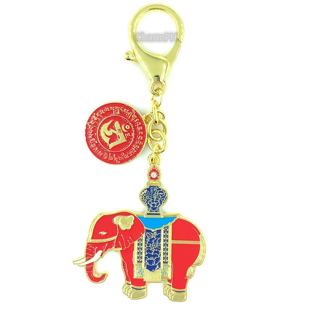 Fengshui 2023 Red Prosperity Elephant Amulet | Lazada PH