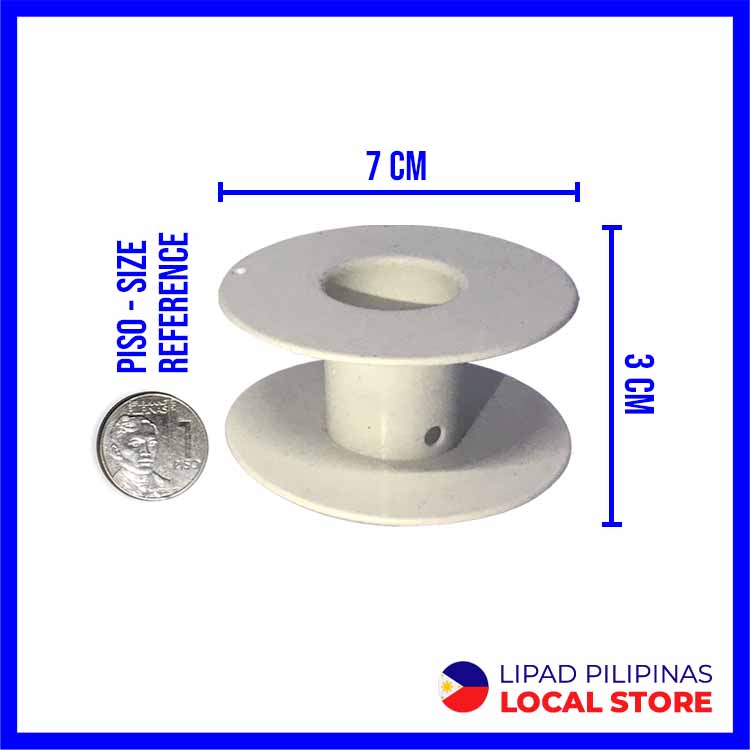 Used Empty Plastic Wire Spool Cable Reel Cylinder Bobbin Spindle ...