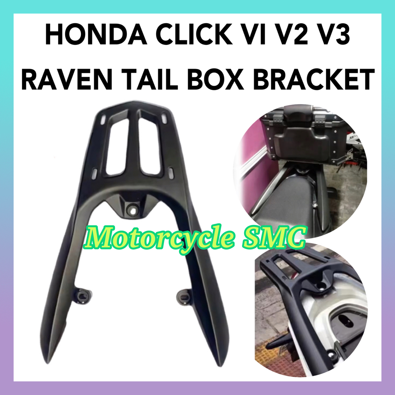 Motorcycle Raven Bracket for Honda Click 125/150 V1V2 V3 Top Box ...