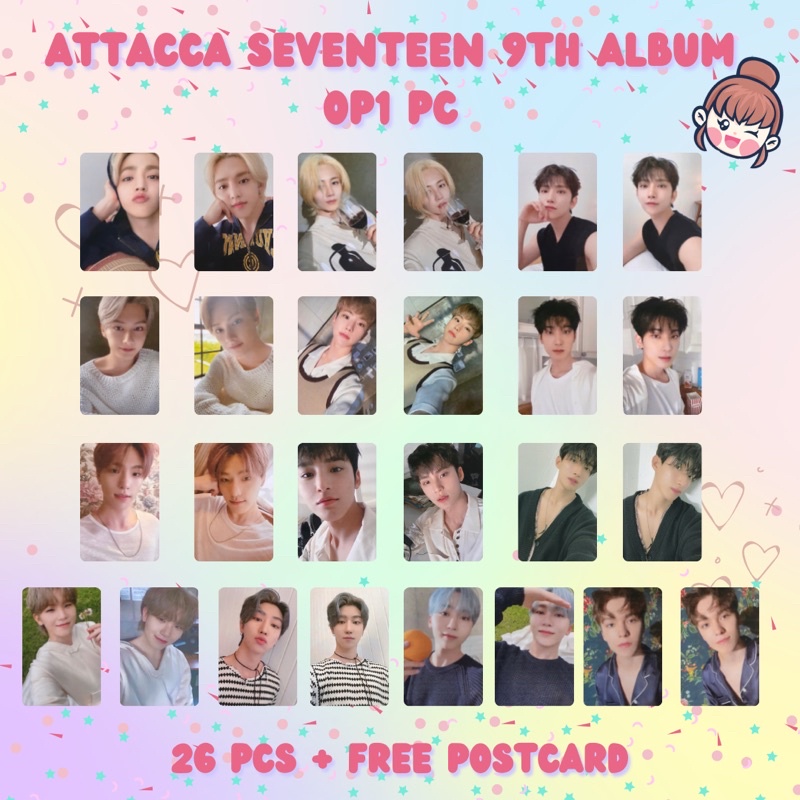 SEVENTEEN ATTACCA PHOTOCARDS | Lazada PH