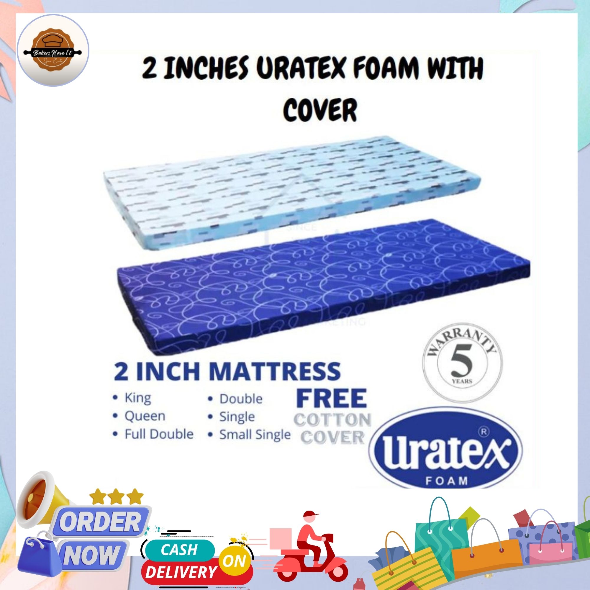 ORIGINAL URATEX FOAM 2INCHES/ URATEX FOAM/ ORIGINAL URATEX/ BEDDING ...