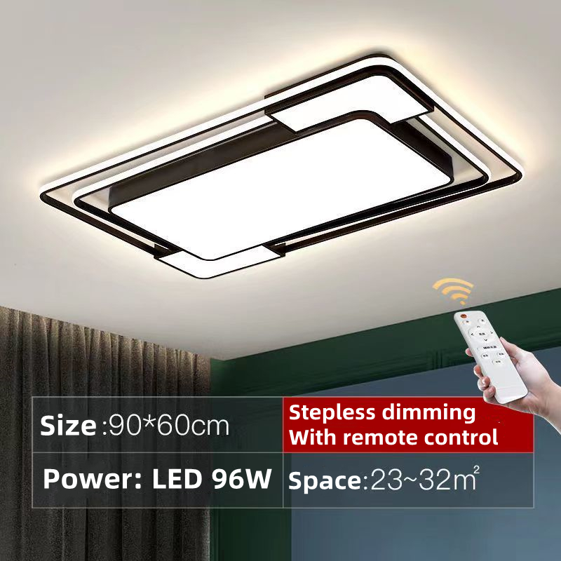 【COD】Led light with remote control Tri Color Nordic Living Room Light ...