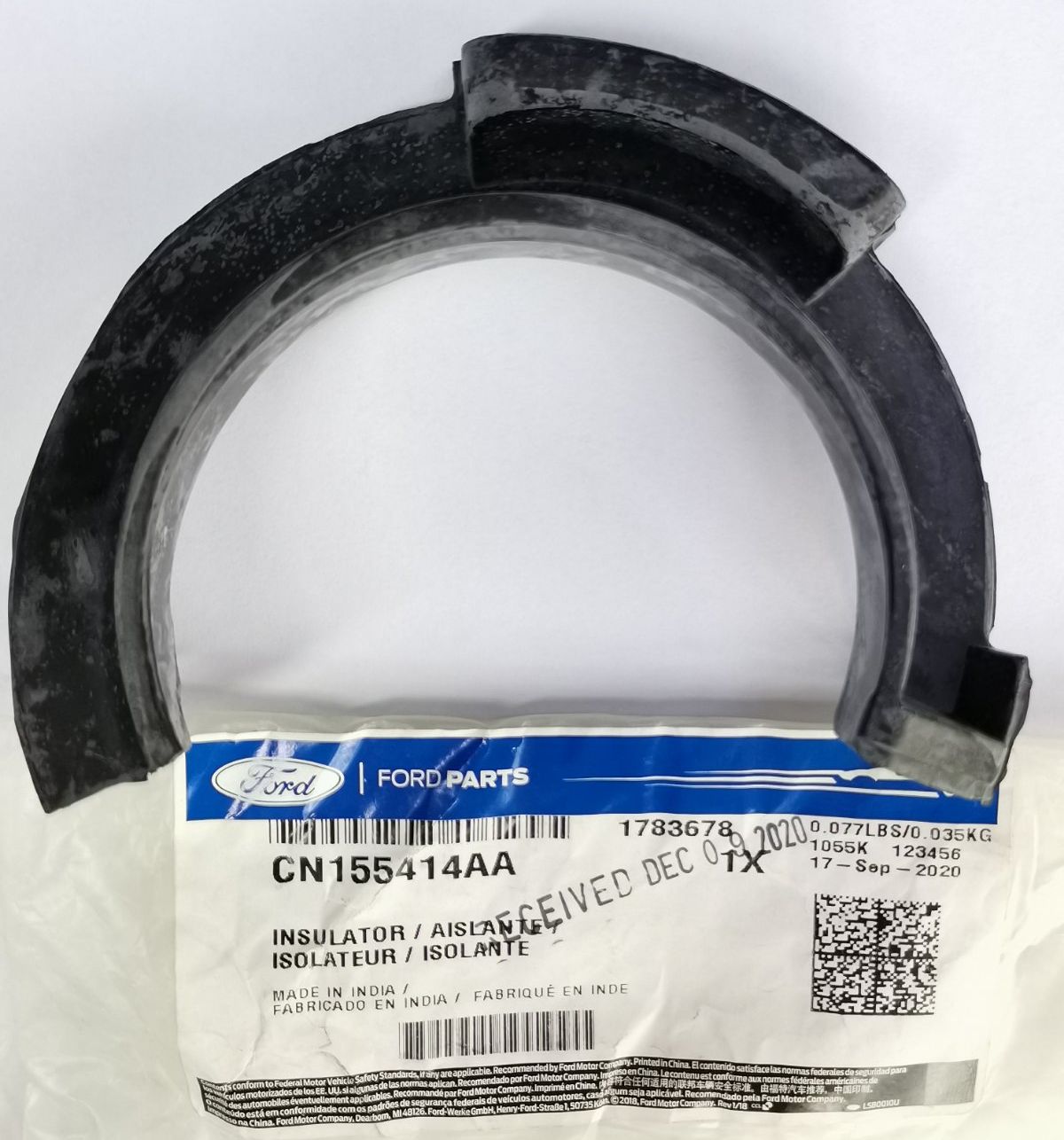 Ford Lower Spring Rubber Insulator Anti Squeak -FRONT - for Ford ...