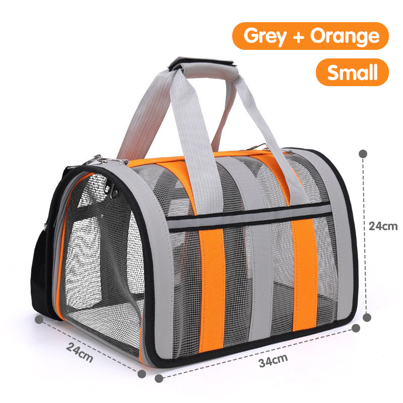 [Pety Box] Cat Dog Carrier Pet Bag Foldable Travel Cat Bag Kitty Puppy ...