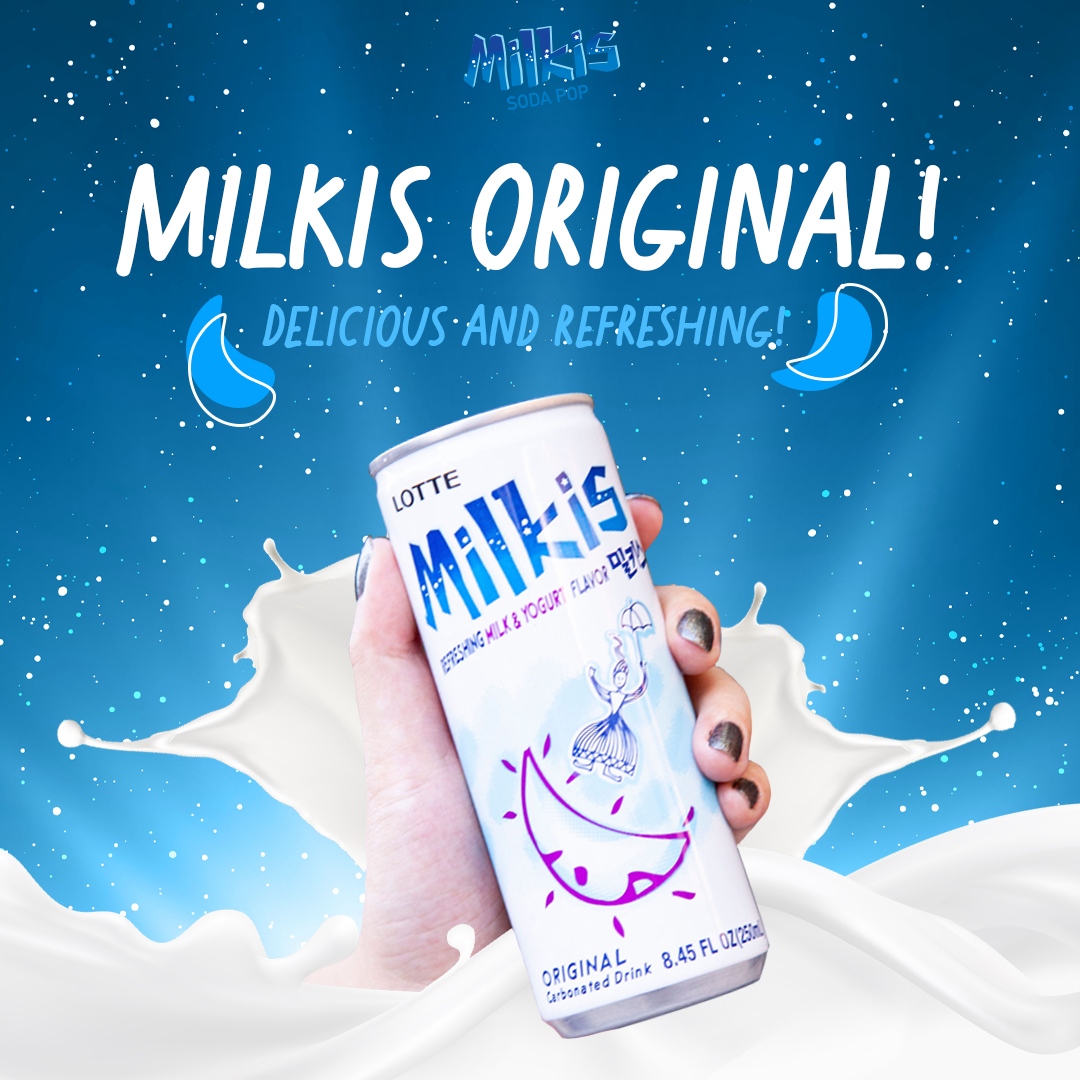 LOTTE Milkis Carbonated Milk 250ml | Lazada PH
