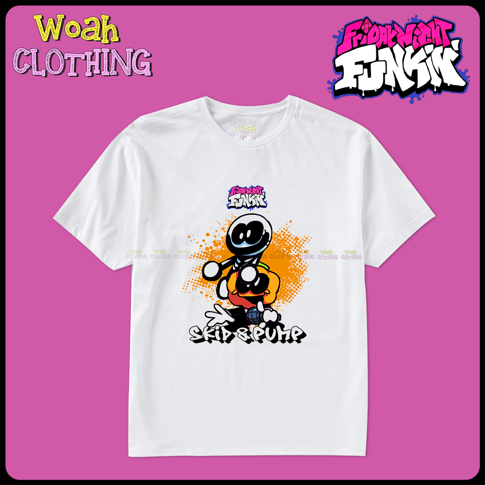 Friday Night Funkin shirt for kids / Sarvente Skid & Pump TSHIRT Kids ...