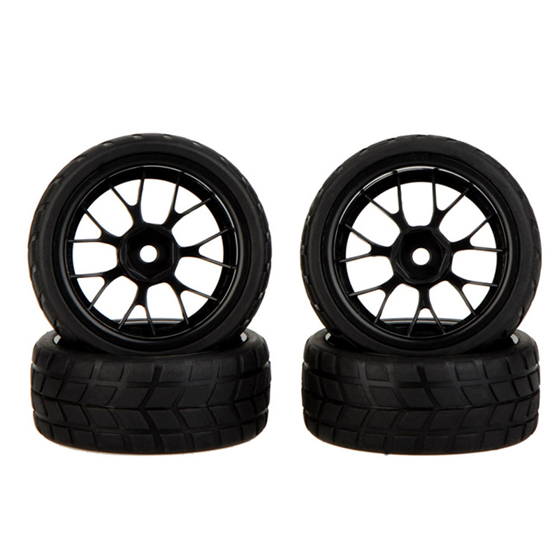 4pcs High Performance 1/10 Rally Car Rim Wheels and Tires 20101 for ...