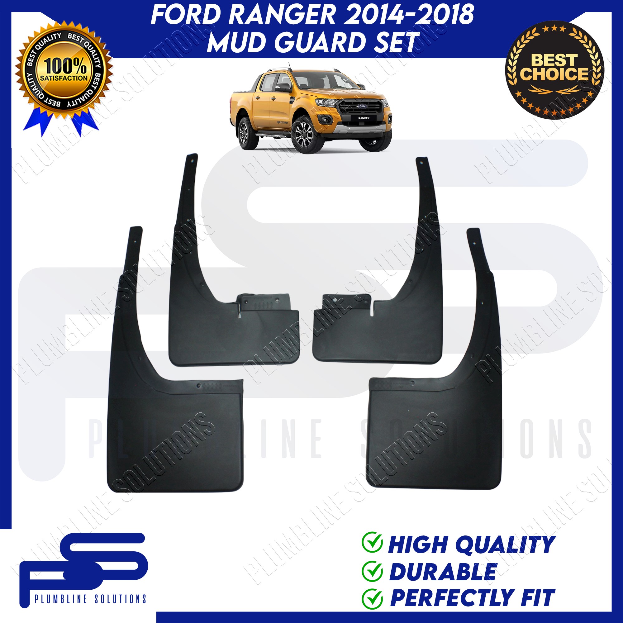 Mud Guard for Ford Ranger 2014 2015 2016 2017 2018 / Ford Ecosport 2019 ...