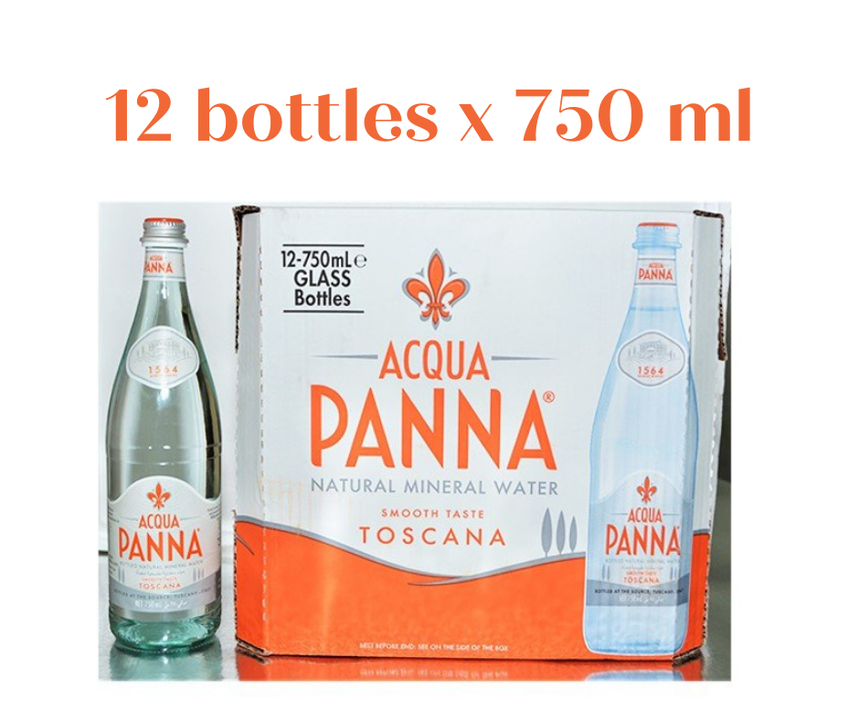 Acqua Panna Natural Mineral Water Smooth Taste Toscana 750 ml (San Pellegrino) | Lazada PH