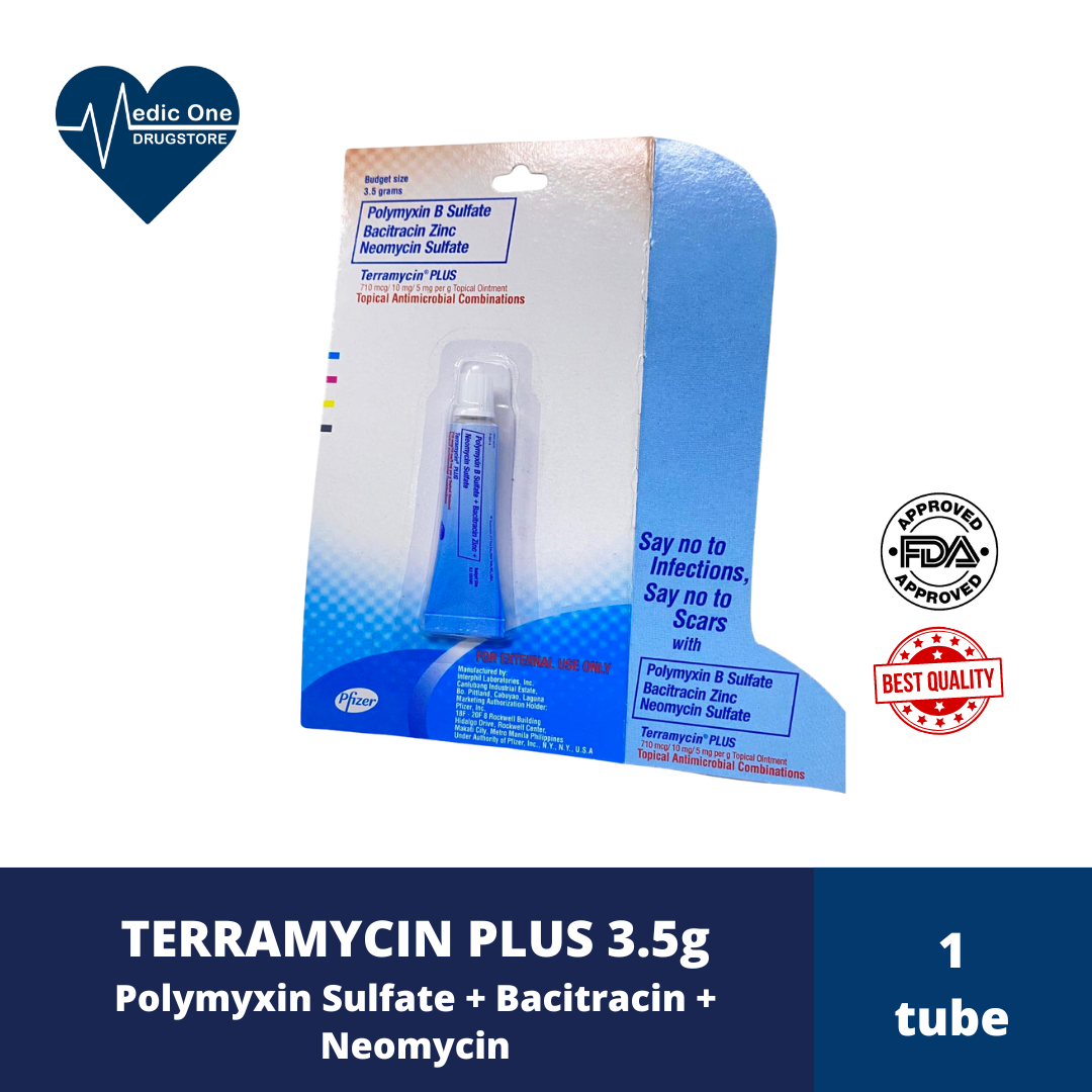 Terra mycin Plus Ointment 3.5g Tube | Lazada PH