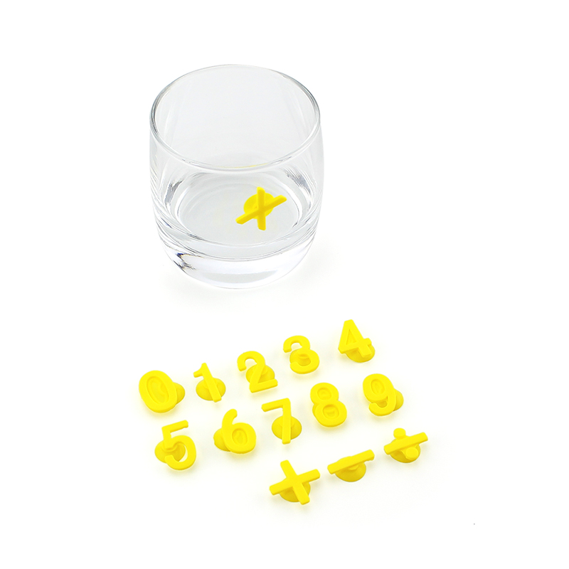 Digital suction cup silicone wine glass label banquet wine glass ...