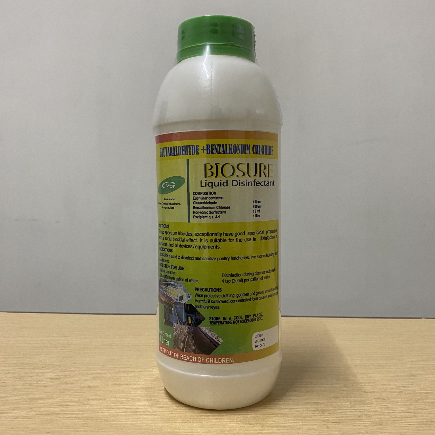 BIOSURE LIQUID DISINFECTANT | 1 LITER | VETGEN | Lazada PH