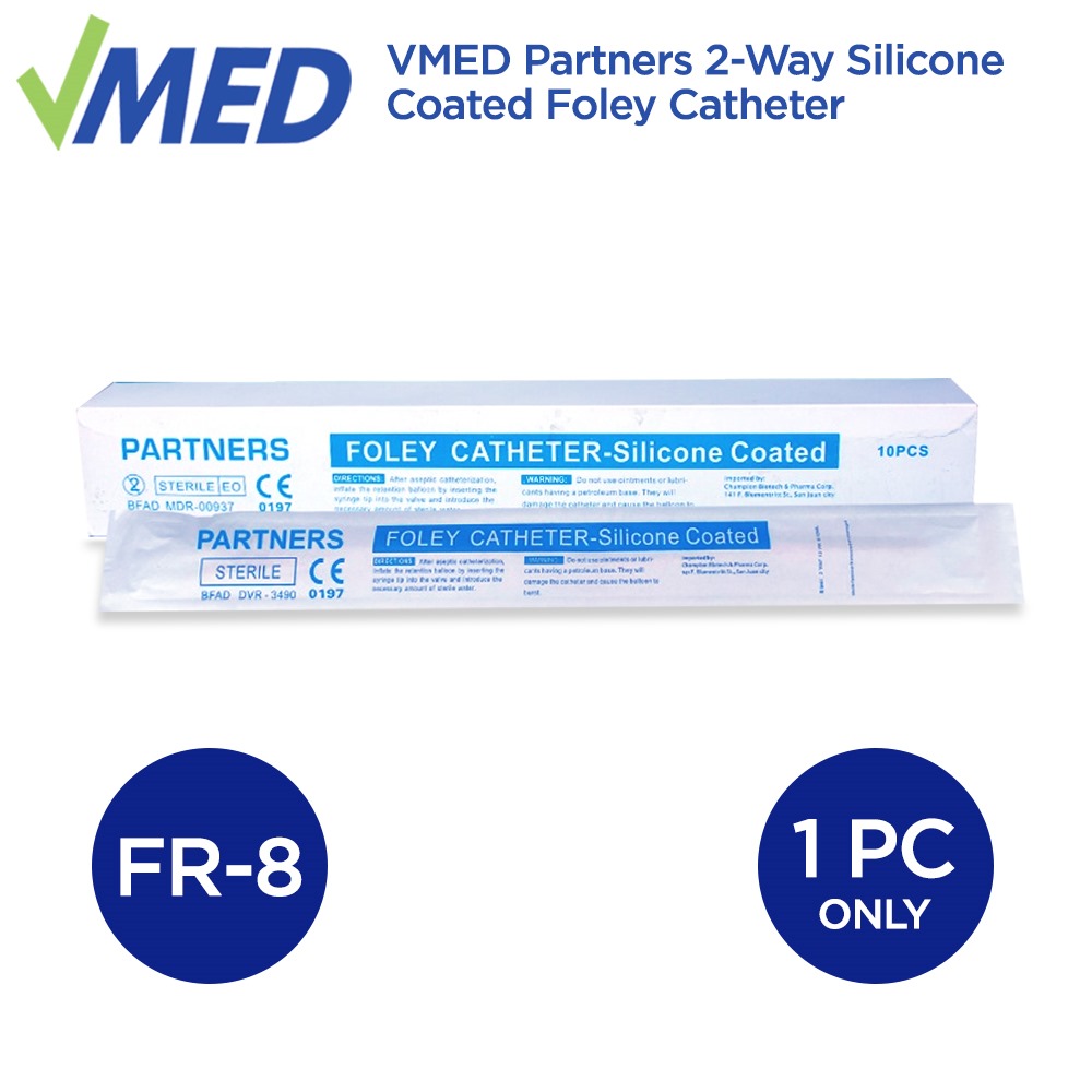 VMED Partners Foley Catheter | Sizes: 8, 10, 12, 16 | Lazada PH