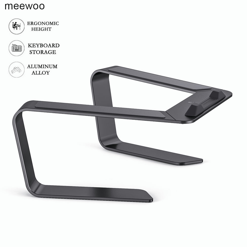 Meewoo Laptop stand Laptop Riser Aluminum Alloy Hollow Ergonomic Design ...