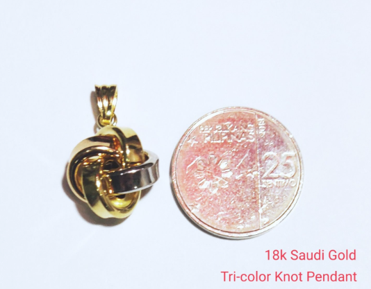 [COD available] Jewelry - 18K Saudi Gold - Knot Pendant (multiple ...