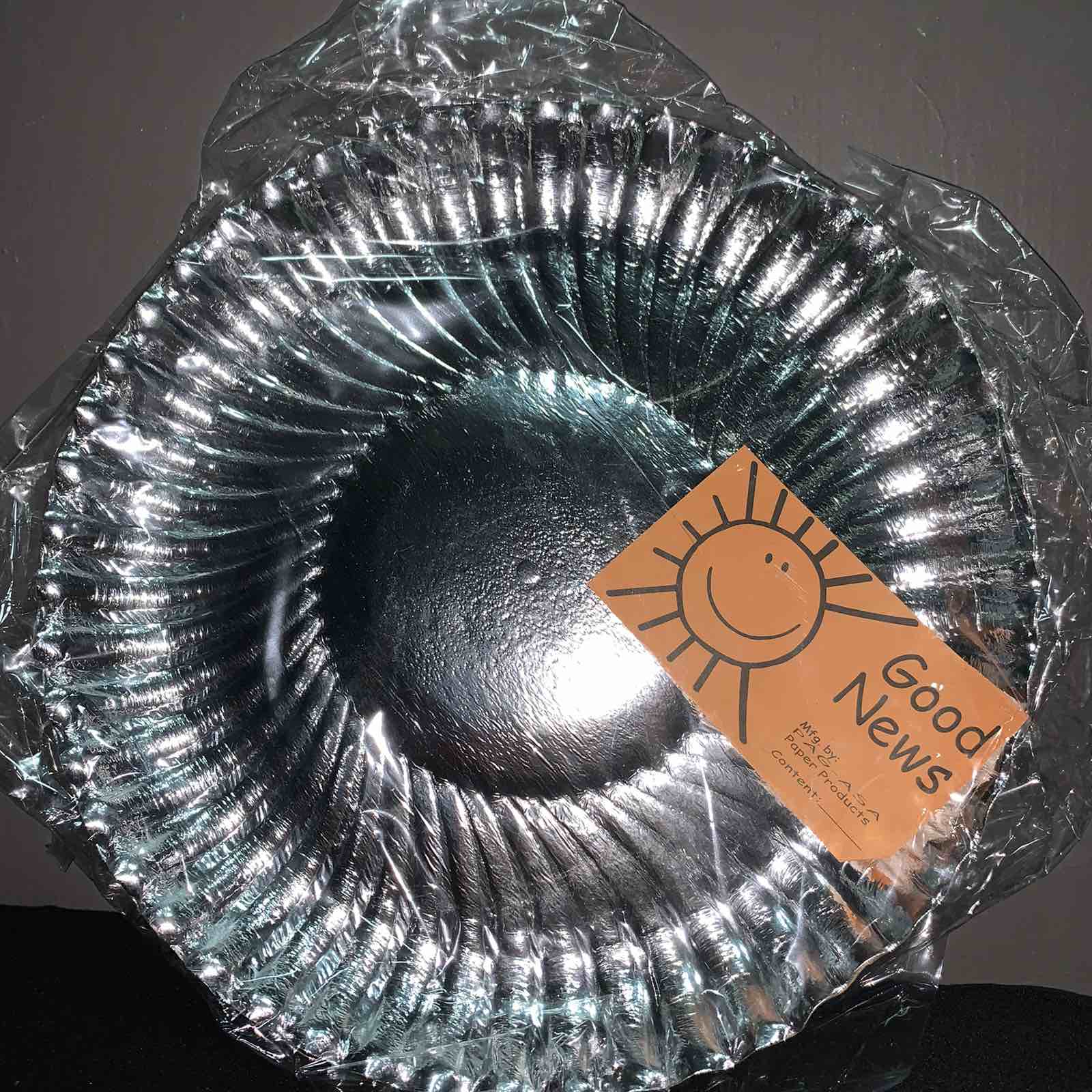 Silver Paper Plates Png