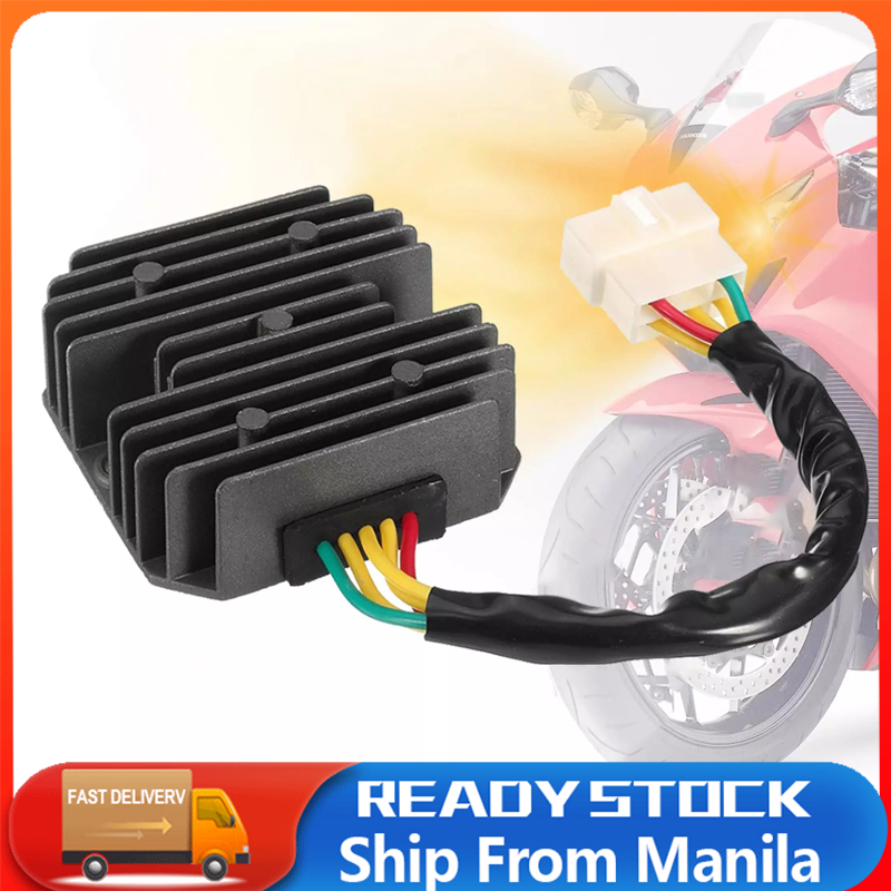 5 Wire Full Wave Motorcycle Regulator Rectifier for 12V DC Bike Quad ...