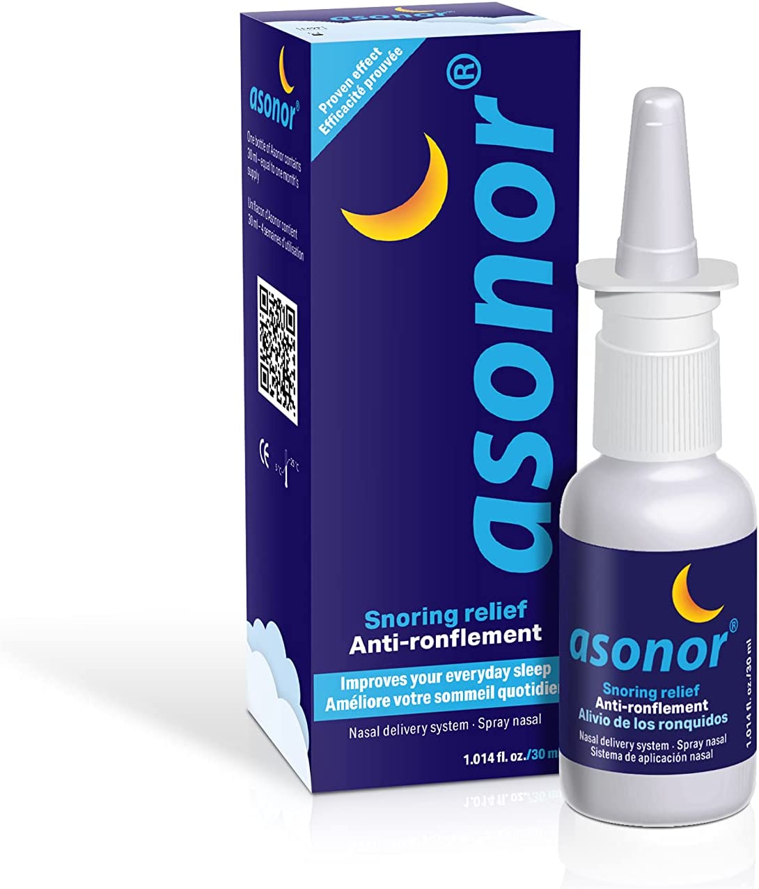 Asonor Snoring Relief Anti-ronflement Nasal Delivery System Spray Nasal ...