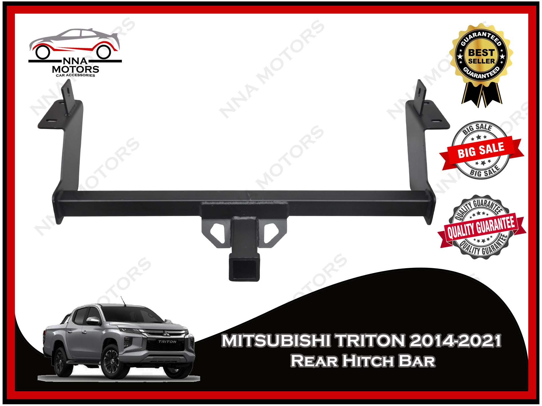 MITSUBISHI TRITON 2014-2021 Rear Hitch Bar | Lazada PH