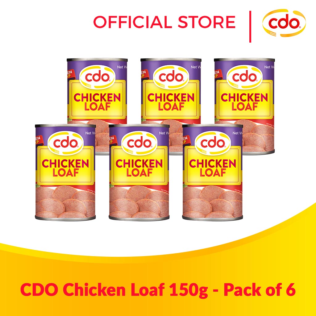 CDO Chicken Loaf Classic 150g - Pack of 6 | Lazada PH