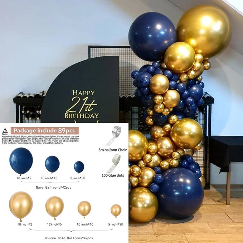 Balloon Set Arch Wine Red Metallic Balloon Garland Balloon Chain Glue ...