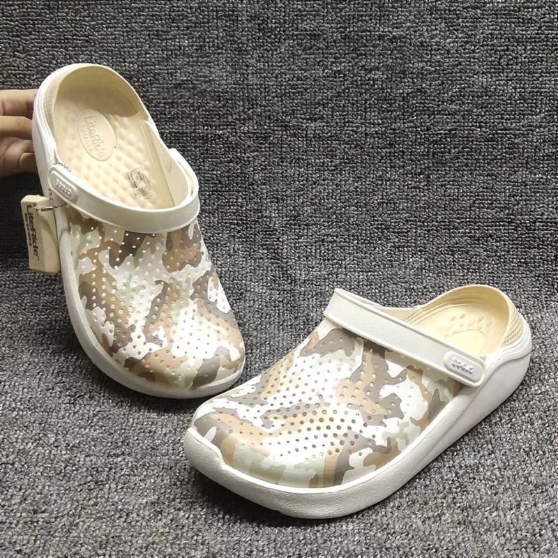 Crocs Camo Print Literide Clogs | Lazada PH