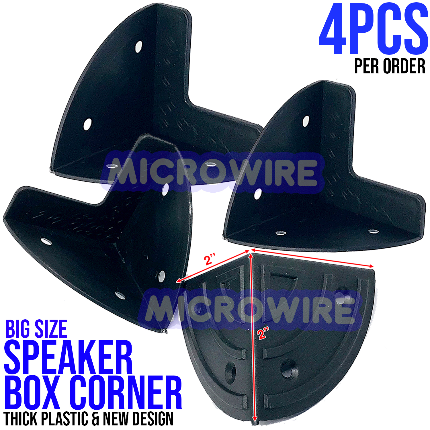 Big Size Plastic Speaker Box Corner New Design Universal Heavy Duty ...