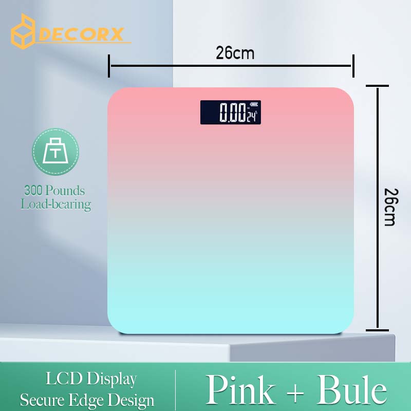 DecorX Electronic Scale Liquid Crystaldigital Weighing Scale Human Body ...