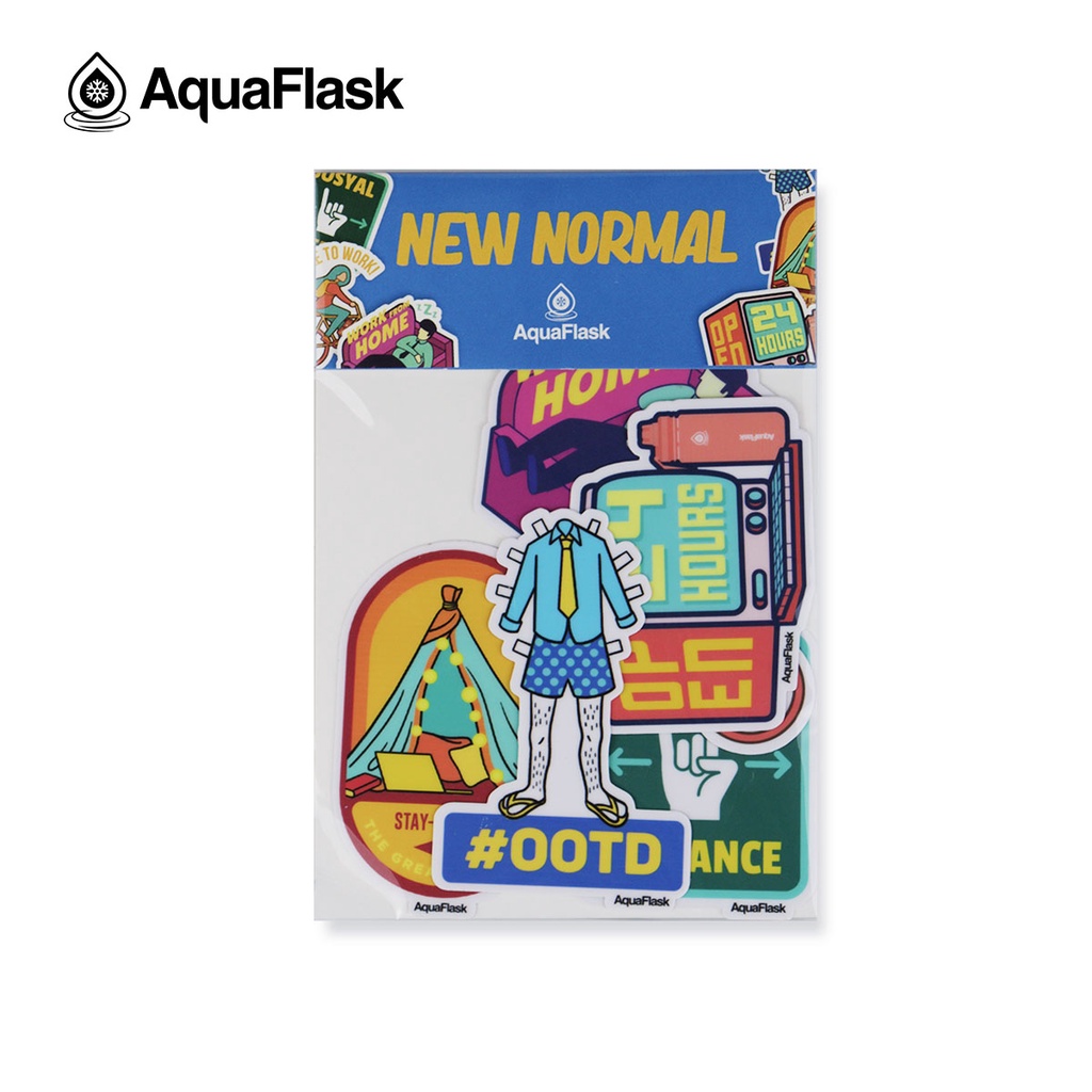 AQUAFLASK Bottle Stickers | Lazada PH