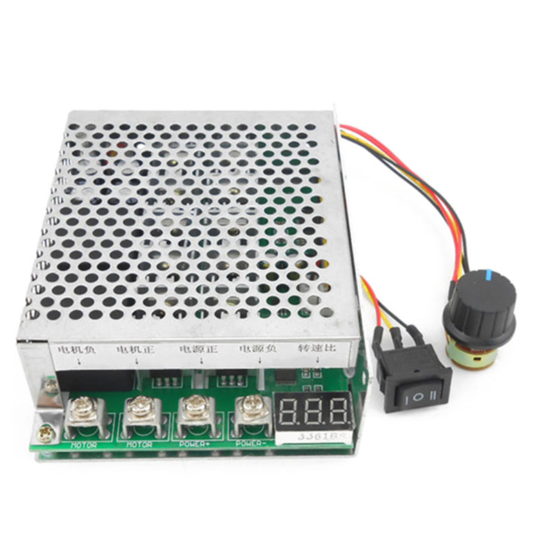 DC 10-55V 100A 3000W Motor Speed Controller Reversible PWM Control ...