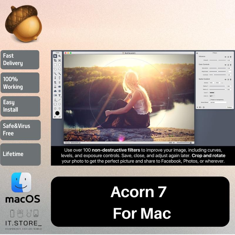 【MAC】Acorn 7 Lifetime for Intel and M1 Chip Apple Silicone MacOs/Macbook/Mac Software Full ...
