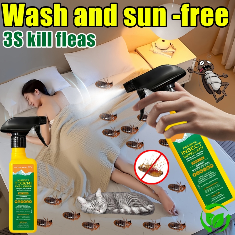 100% Effective Flea killer spray double kill with immediate effect Bed ...