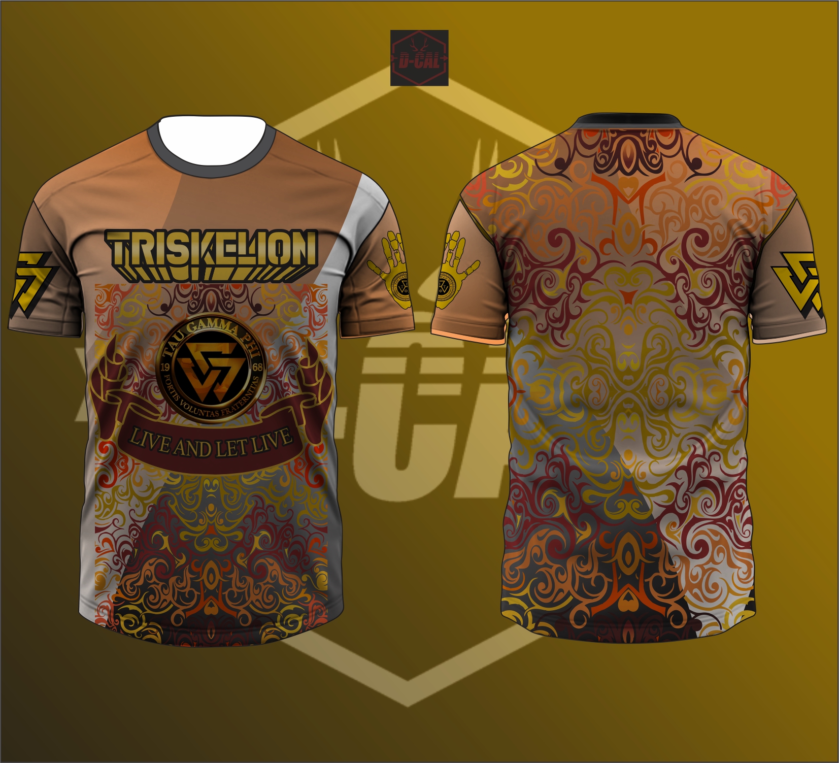 Full sublimation, Fraternity shirt, FS shirt for TRISKELION NEW DESIGN ...