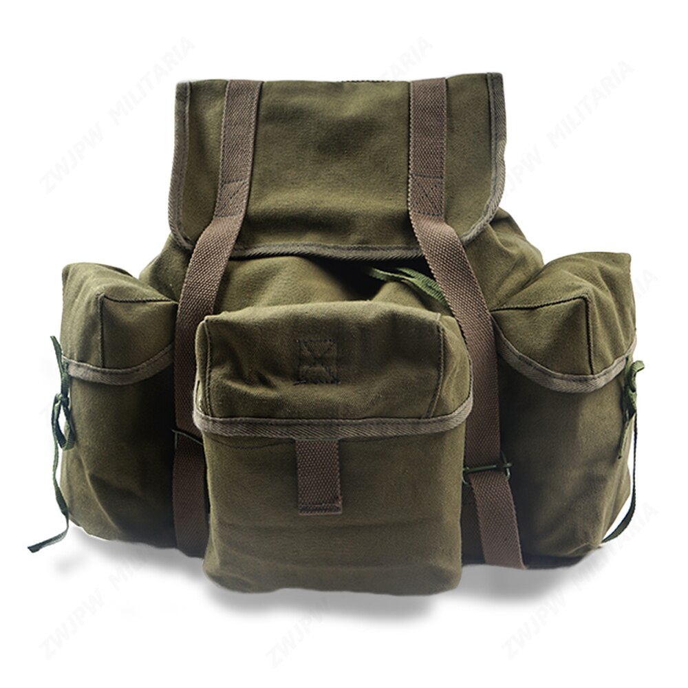 WWII WW2 US Army soldier M14 Military Backpack Hiking CANVAS Bag KHAKI ...